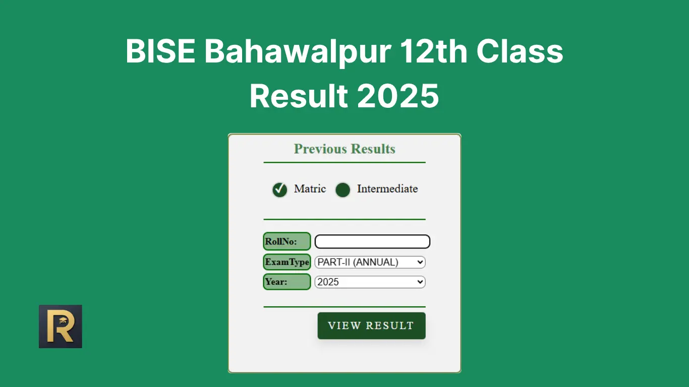 BISE Bahawalpur 12th Class Result 2025 - Result Now